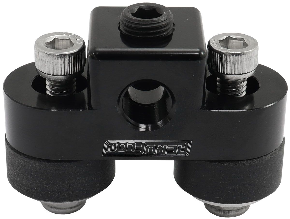 Aeroflow Pressure Sensor Block - Black Finish (AF456-01BLK) — Fast Lane ...