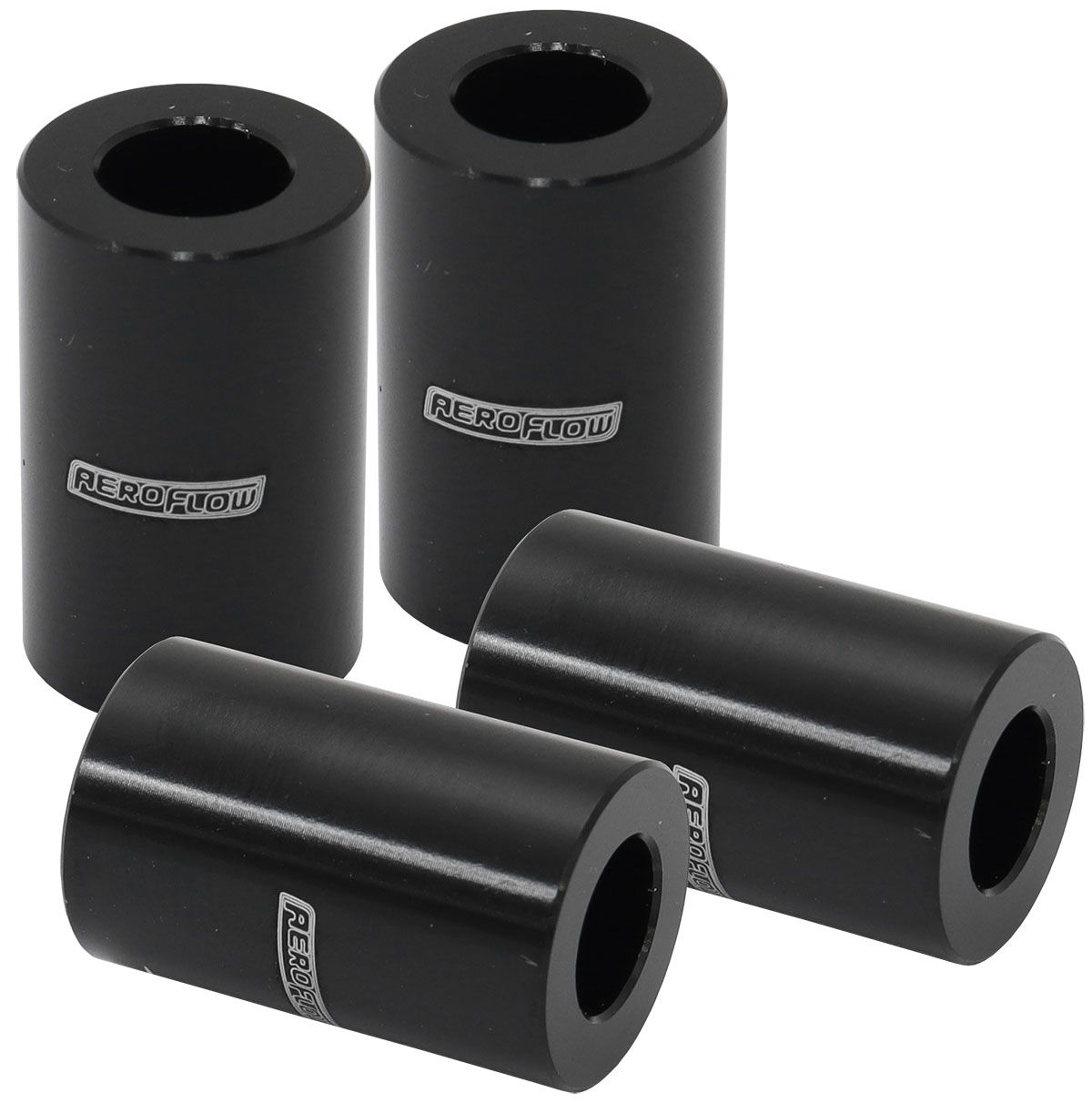 Aeroflow Billet Aluminium Bolt Spacers, Black (AF64-4378BLK) — Fast ...