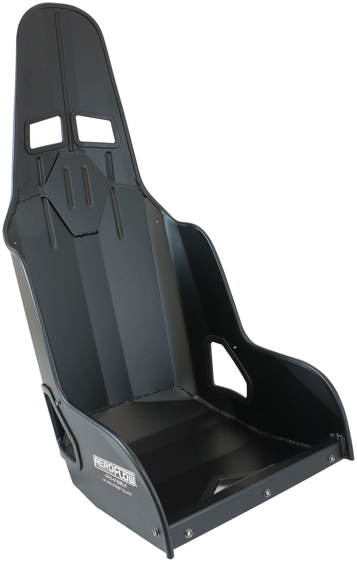 Aeroflow Pro Street Drag 15" Aluminium Race Seat, Black Finish (AF93-0 ...