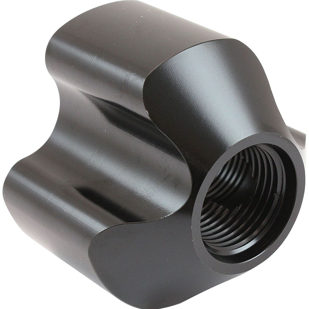 Aeroflow 4 Port Inline Distribution Block - Black Finish (AF935-10-08B ...