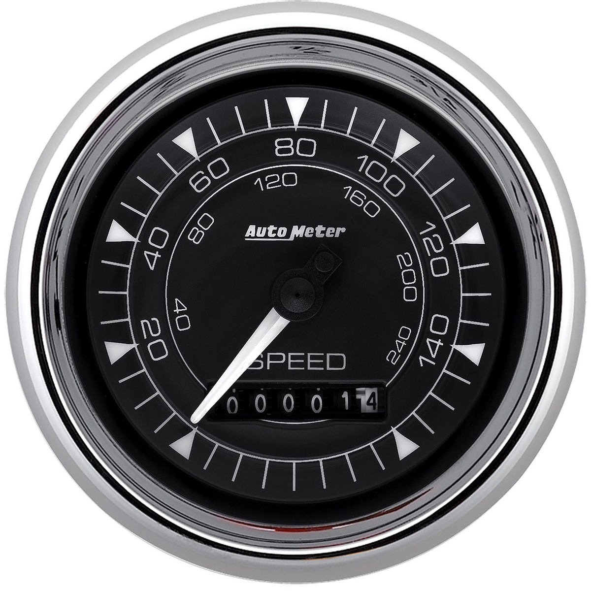 Autometer Chrono Chrome Series Programmable Speedometer (AU9788) — Fast ...