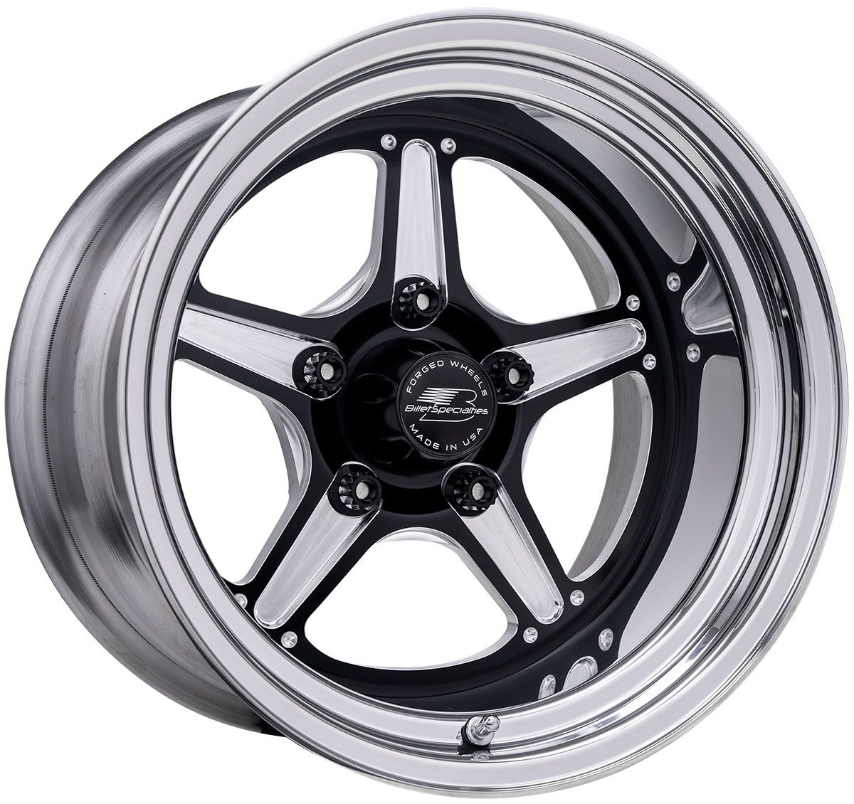 Billet Specialties Street Lite Wheel 15" x 6" - Black (BSBRS23560L6135 ...