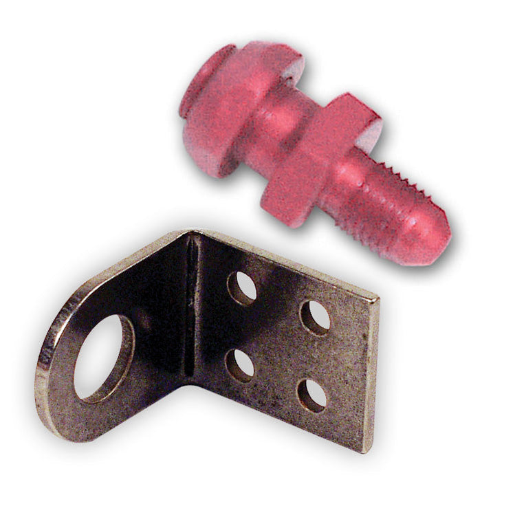 #3 Brake Line Frame Fitting w/ Tab & Nut — Fast Lane Spares