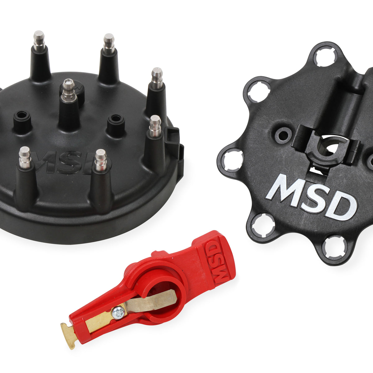 MSD Black, Distributor Cap/Rotor Kit, MSD/Ford V8 TFI - 84823 – Fast ...