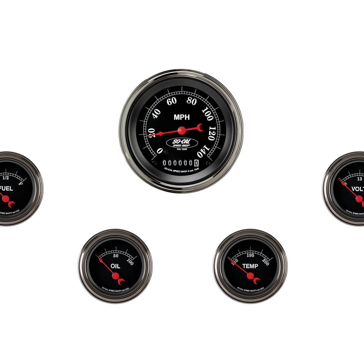 Classic Instruments SO-CAL SERIES 5 GAUGE SET - SC00SLC – Fast Lane Spares