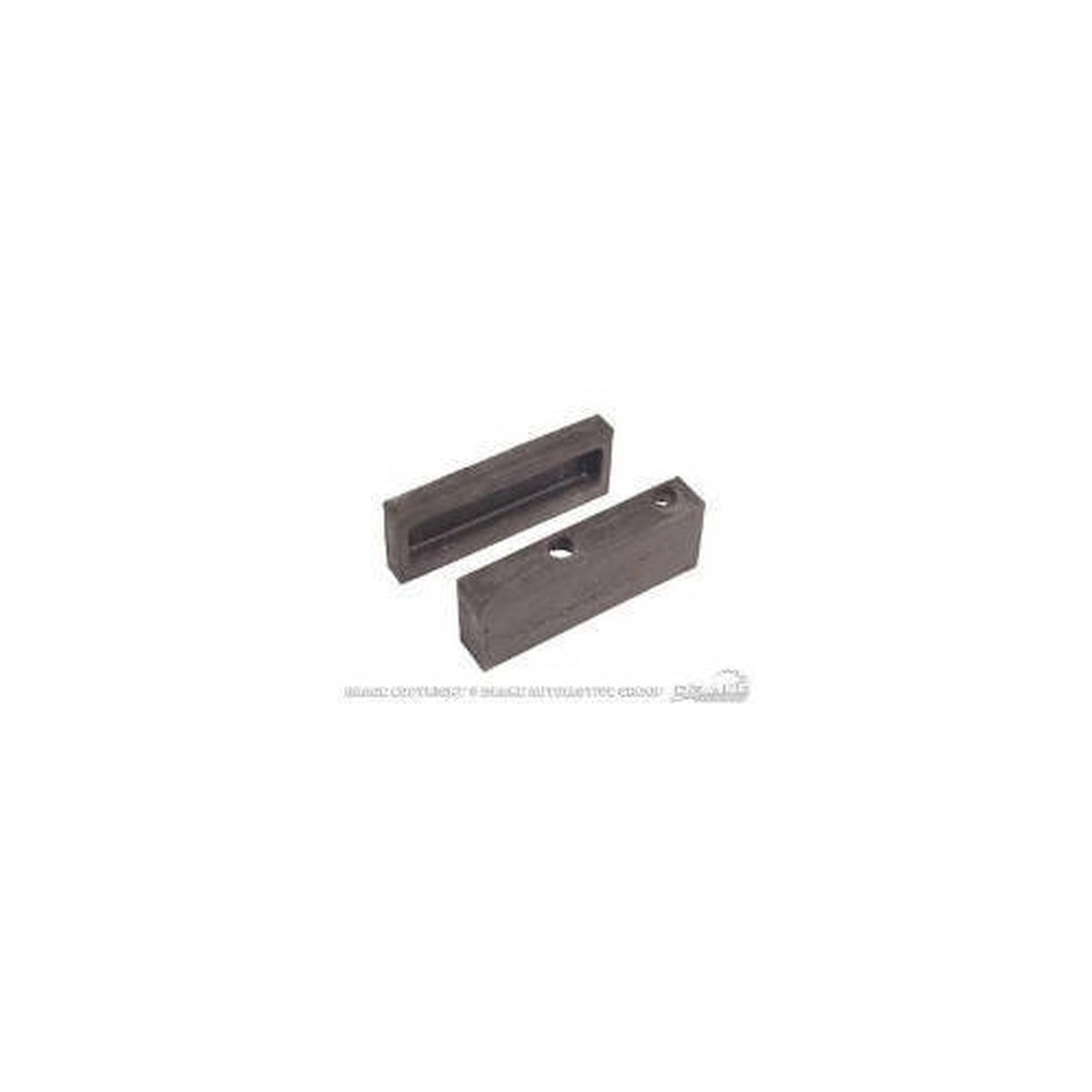 Scott Drake 65-68 Heater Core End Caps (Without Air Conditioning) - C5 ...