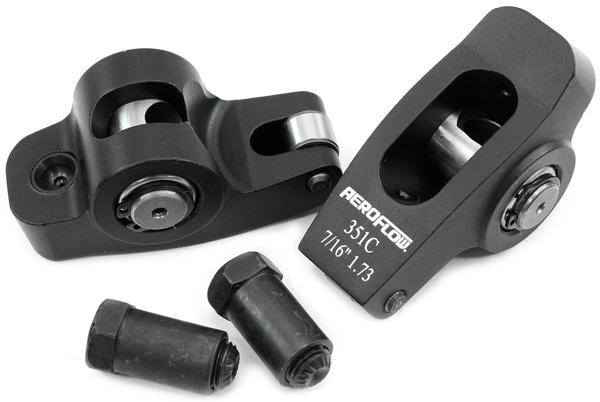 Aeroflow Ford Cleveland Aluminium Roller Rocker Set 7/16" Stud Mount ...