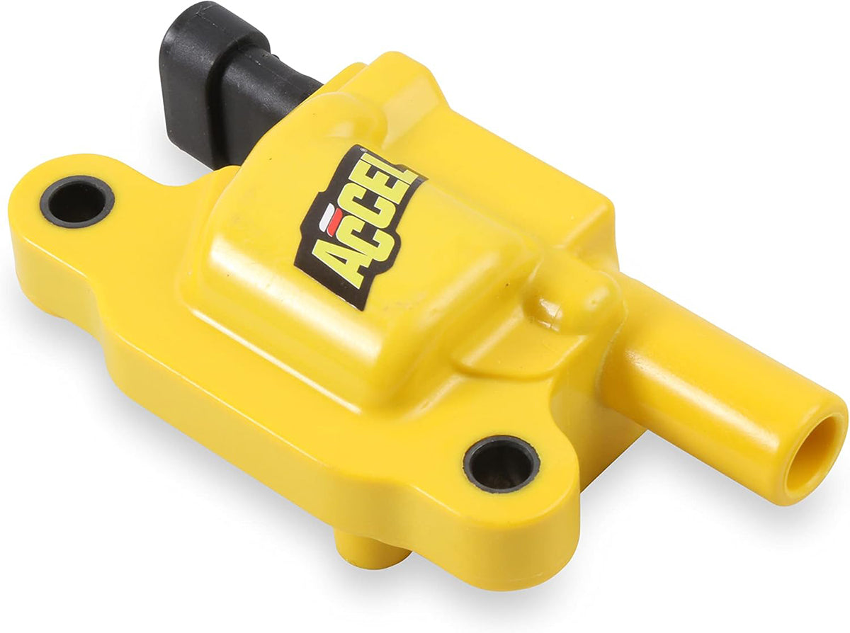 Accel Single Super Ignition Coil, Yellow Suit GM LS2, LS3 & LS7 (AC140 ...