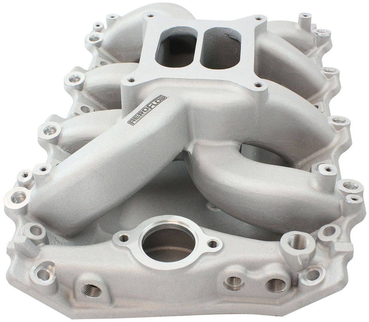 Aeroflow Holden 304 EFI Air Gap Dual Plane Intake Manifold, Natural Ca ...
