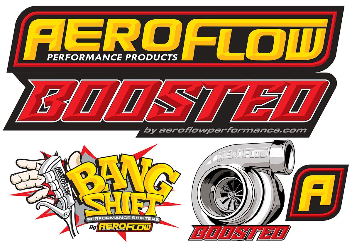 Aeroflow Assorted A4 Sticker Sheet (AF99-2009) — Fast Lane Spares