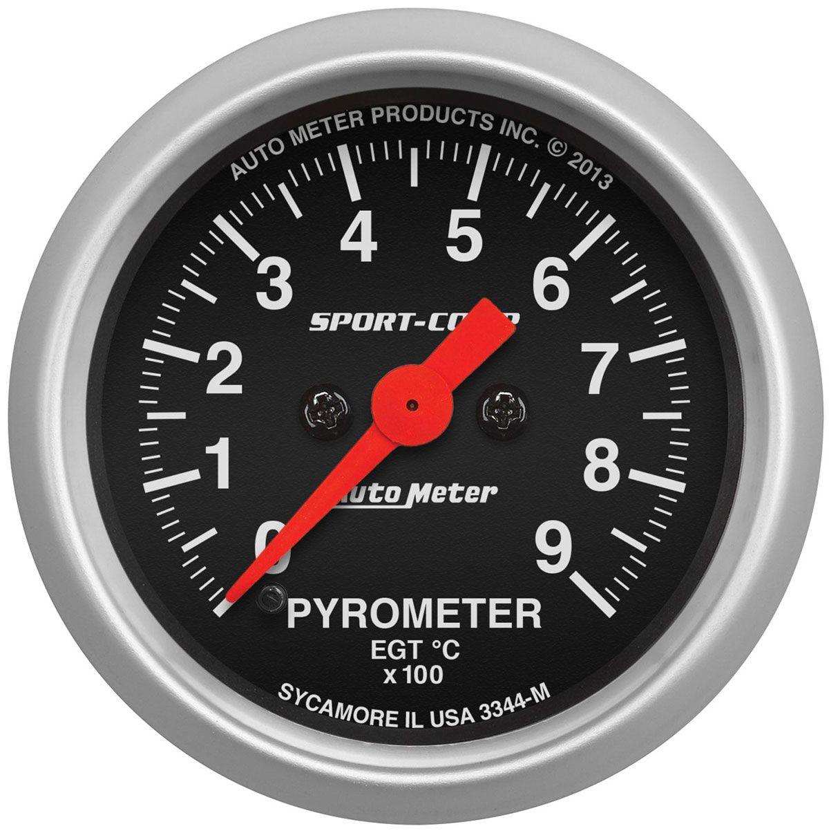 Autometer Sport-Comp Series Pyrometer Gauge (AU3344-M) — Fast Lane Spares