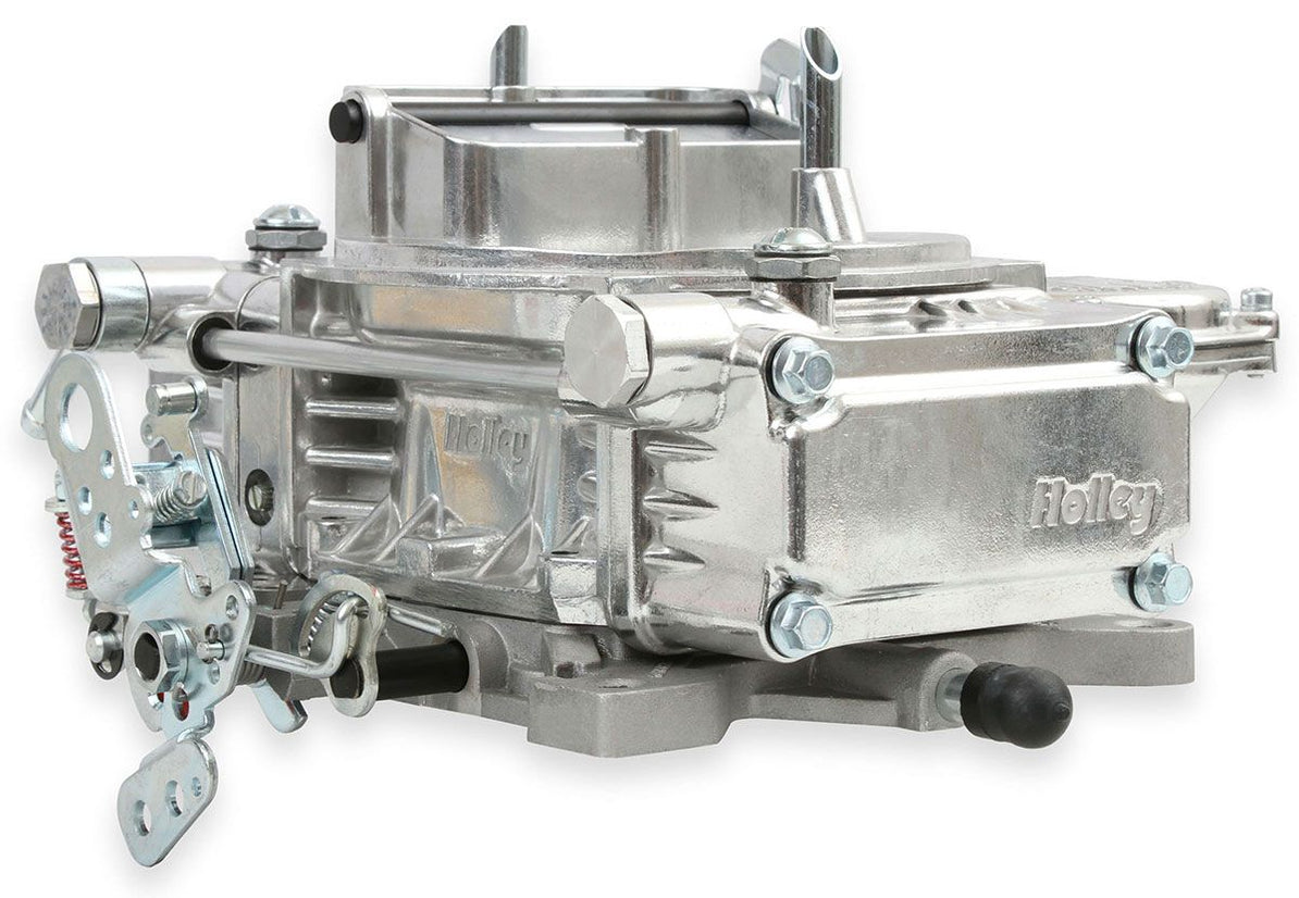 Holley 600 CFM 4-Barrel Street Carburettor - Shiny Finish (HO0-80457S ...