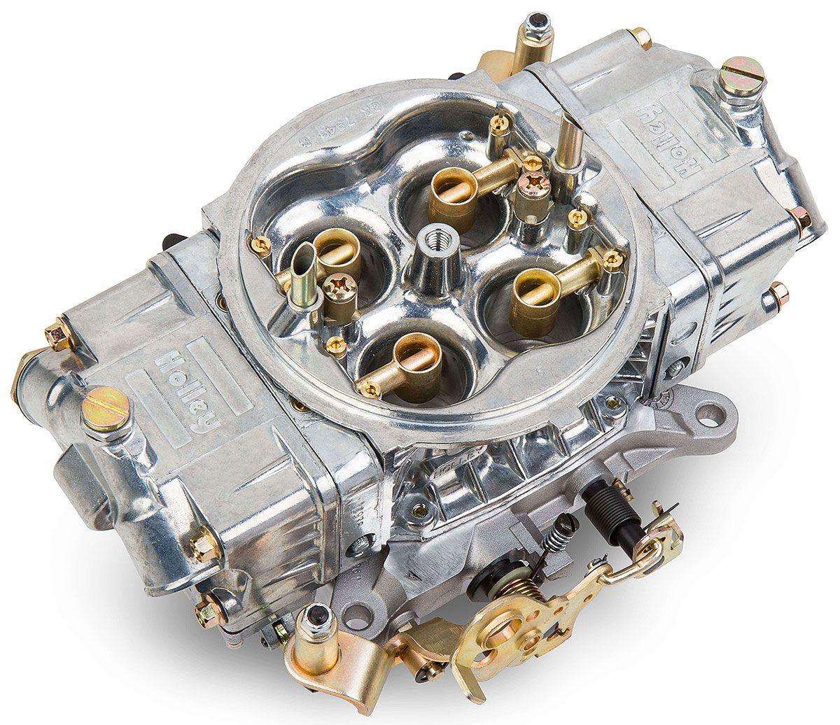 Holley 600 CFM 4-Barrel Blower Carburettor - Shiny Finish (HO0-80575S ...