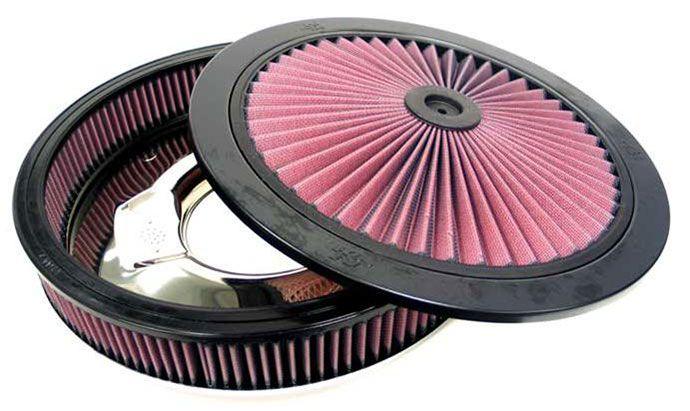 K&N 14 x 2-1/2" X-Stream Air Filter Assembly with Flat Base (KN66-3000 ...