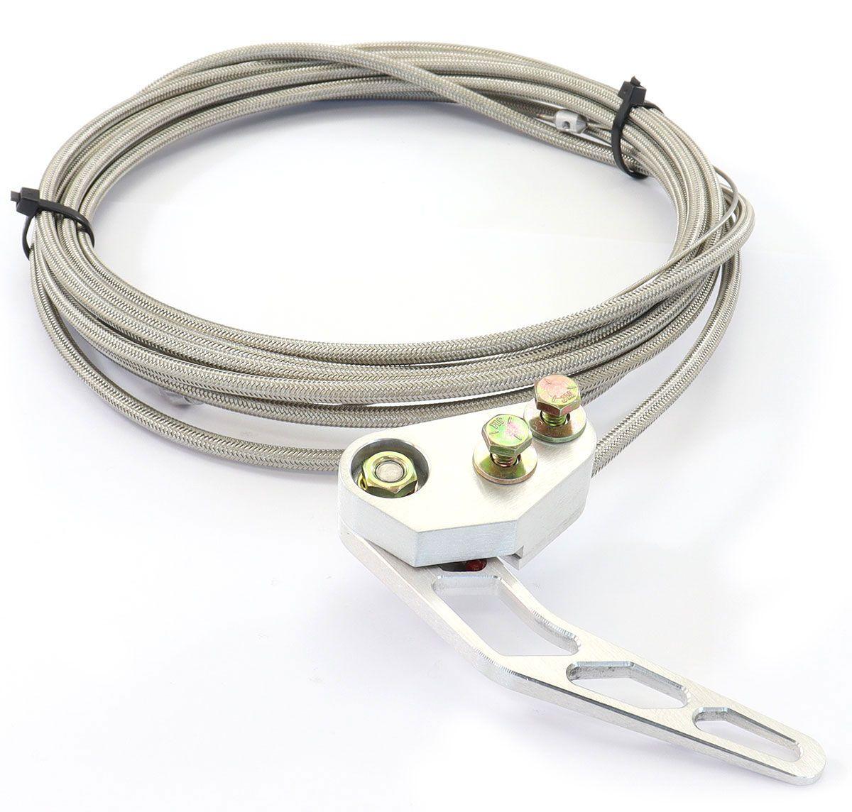 Lokar Hi-Teck Boot Release Cable Kit Stainless Steel Housing (LK-TR120 ...