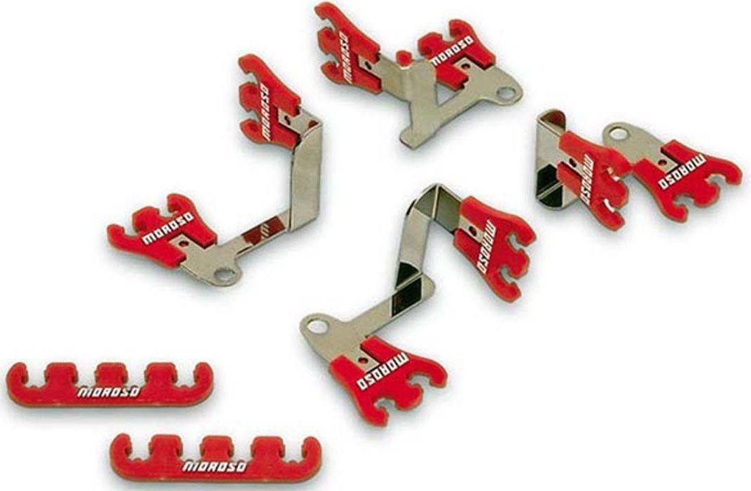 Moroso Show Car Spark Plug Lead Separators, 7-9mm, Red (MO72168) — Fast ...