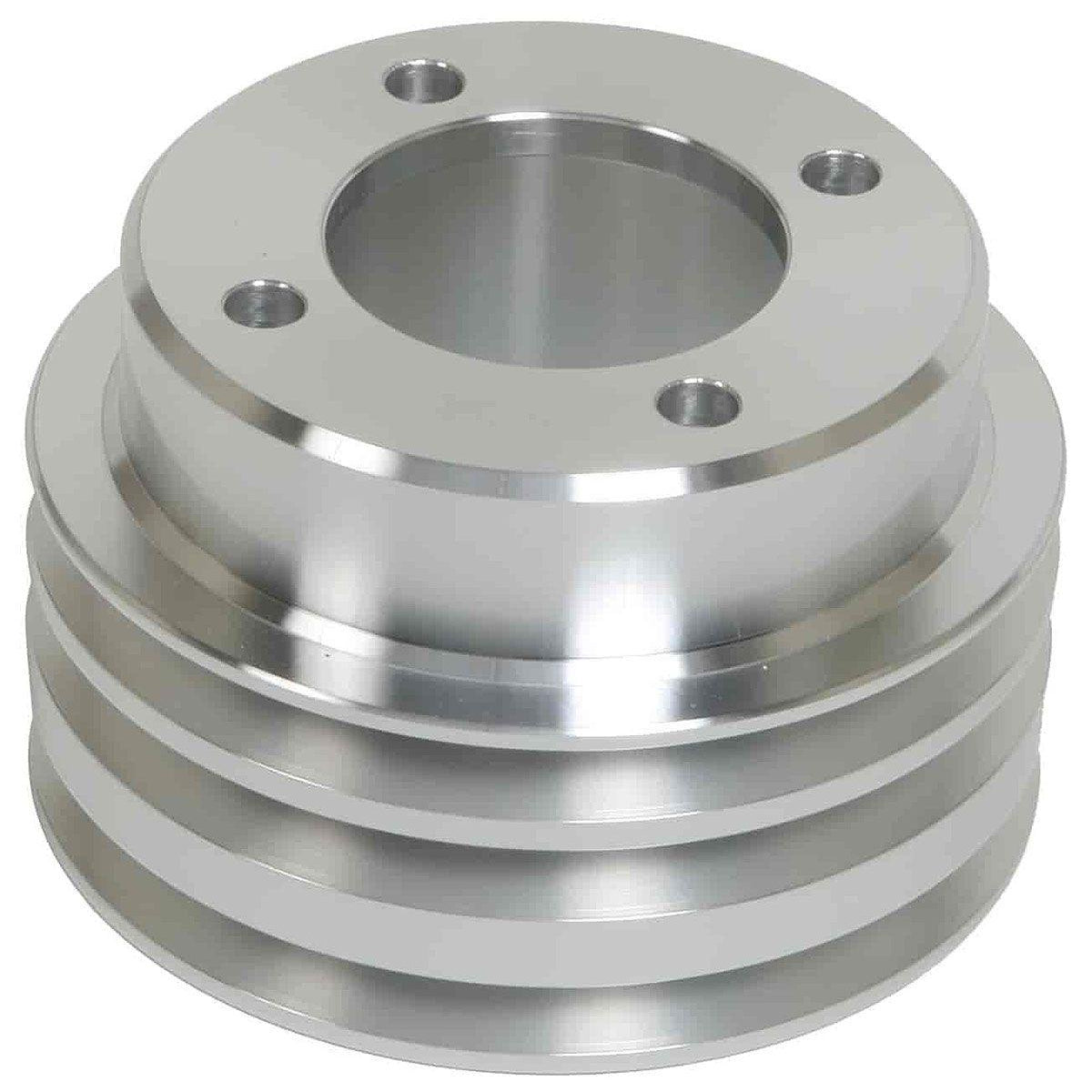 March Performance 3-Groove Crank Pulley with 4-Bolt Fluid Damper 5-1/2 ...
