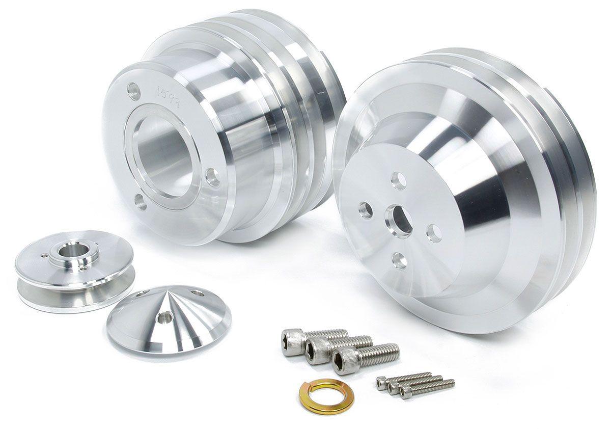 March Performance 3-Groove V-Belt Pulley Set (MPP1595) — Fast Lane Spares