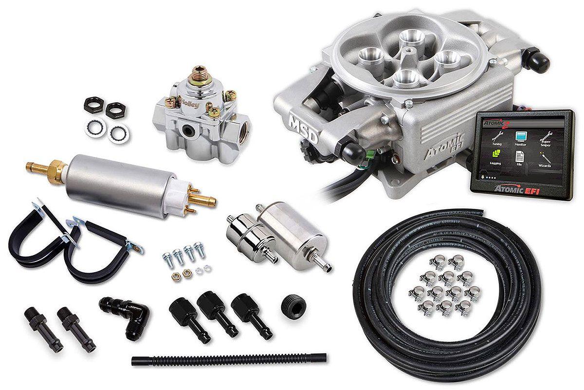 MSD Atomic EFI 2 Kit suit 4150 Series Base Plate - Natural Finish (MSD ...
