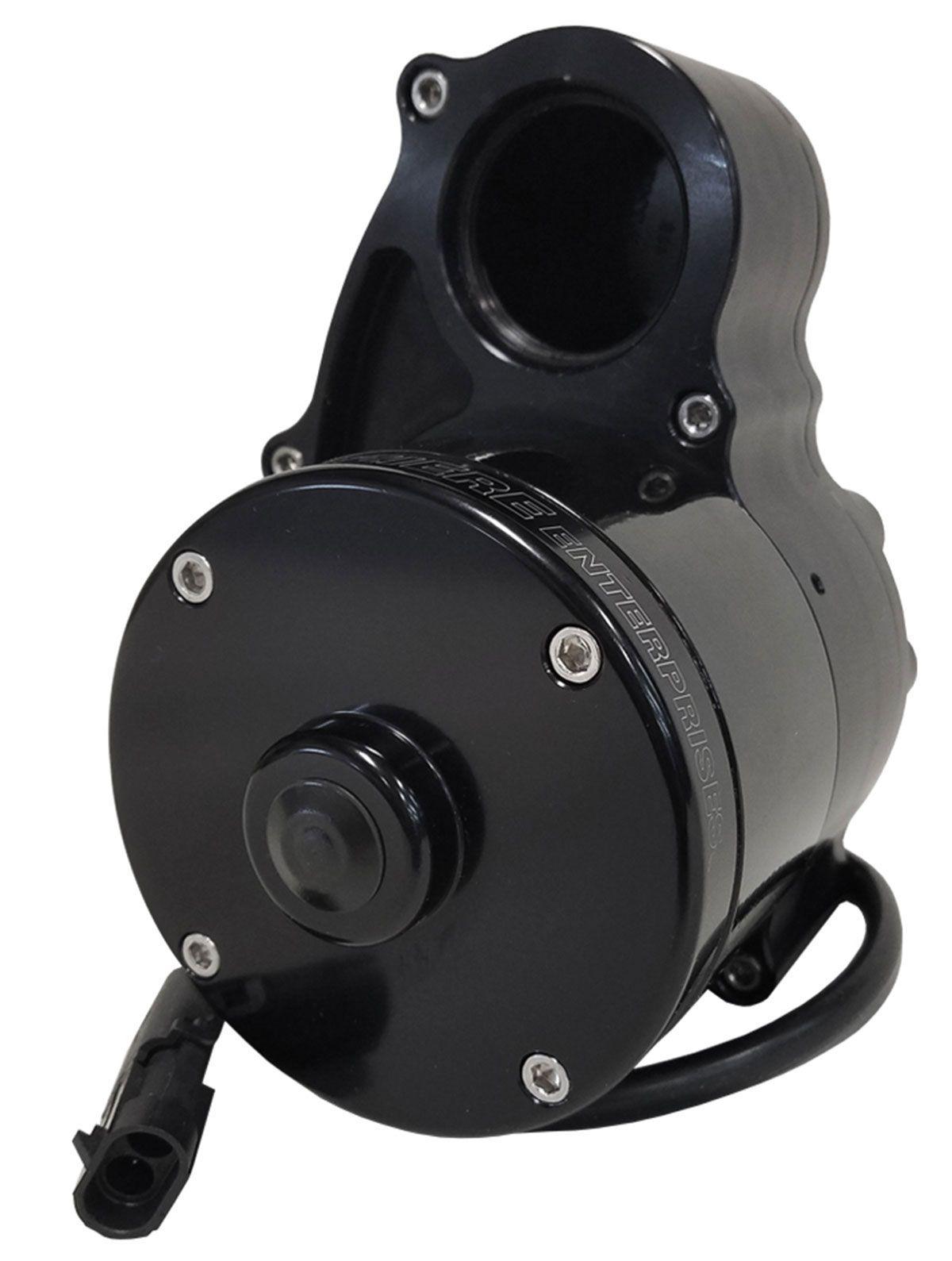 Meziere Electric Water Pump, Remote Mount Inline, 1 In 1 Out, Black Fi ...