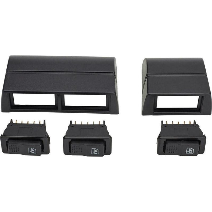 Proflow Universal Hot Rod Electric Power Window Conversion system, Bla ...