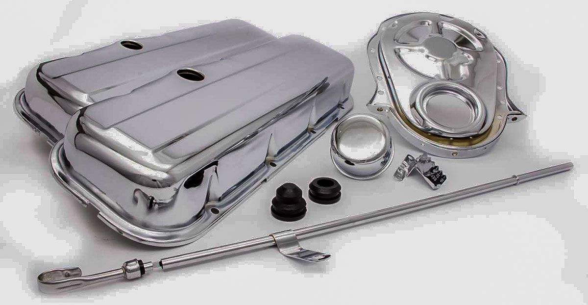 RPC Engine Dress Up Kit (Chrome) with Short Valve Covers (RPCR3027 ...