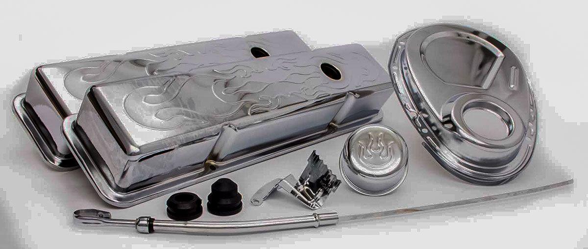 RPC Engine Dress Up Kit (Flamed) with Short Valve Covers (RPCR3033 ...