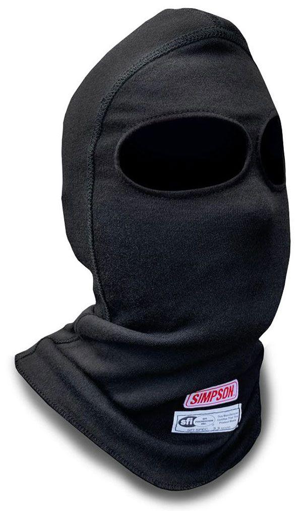 Simpson Carbon X SFI Headsock with Dual Eyeport (SI23003C) — Fast Lane ...