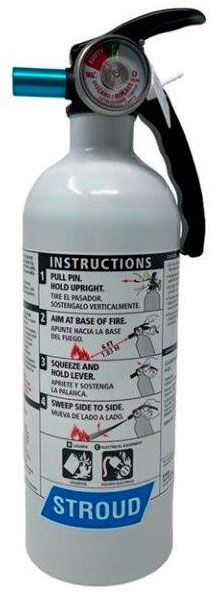 Stroud 2 lb. Lightweight Hand Held Fire Suppression Bottle (SS9100 ...
