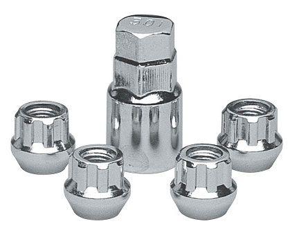 Topline Chrome Tapered Opend End Wheel Lock Nuts (TLC41705C) — Fast ...