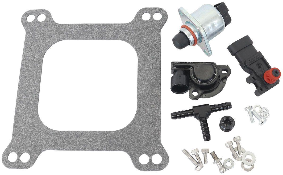 Aeroflow Cast Aluminium 4 Barrel 1000cfm Throttle Body (AF64-2251BLK ...